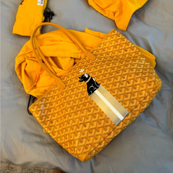 Goyard | Bags | Goyard Artois Pm With Limited Edt Painting | Poshmark